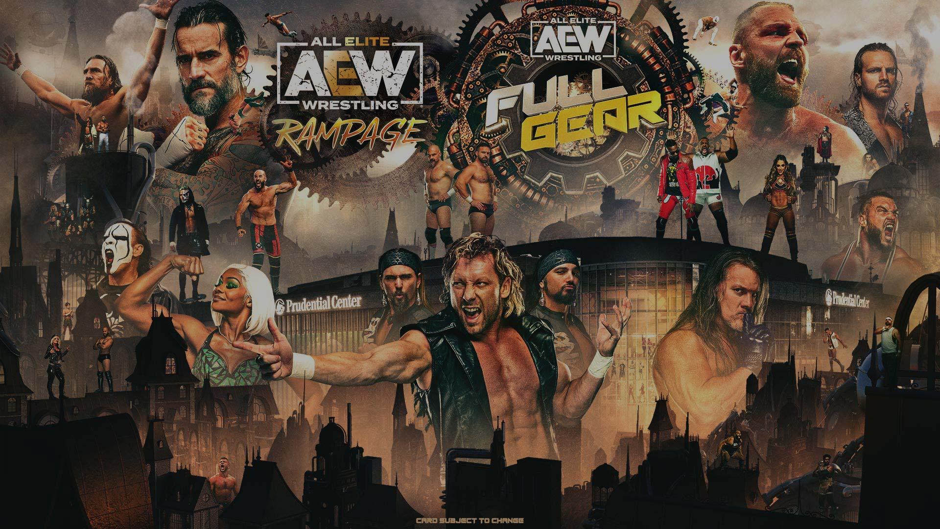 AEW Full Gear 2022 Official Poster - Before vs After ( of All Out). : r/SquaredCircle