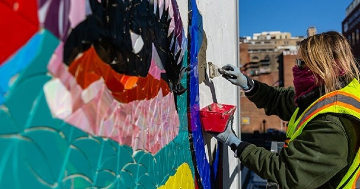 Whitney Houston Mosaic Mural Unveiled at the Prudential Center ...